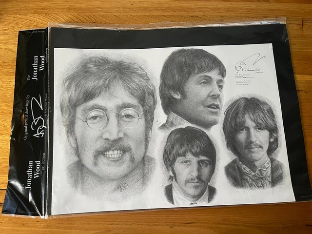 JONATHAN WOOD COLLECTION Large 35 x 45cm Print Pencil Drawing The ...