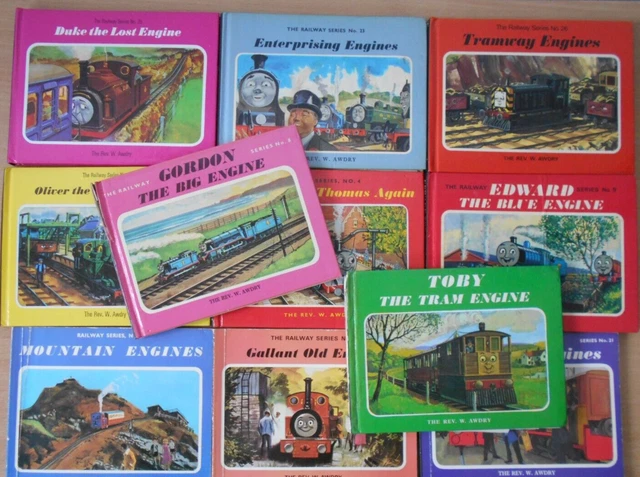 THOMAS TANK ENGINE The Railway Series Rev W Awdry job lot books x 10 £ ...