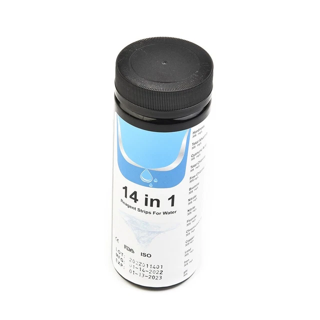 KIT TEST EAU Potable 14 En 1 - Meilleur Test Qualité Pour Eau Puits Du ...