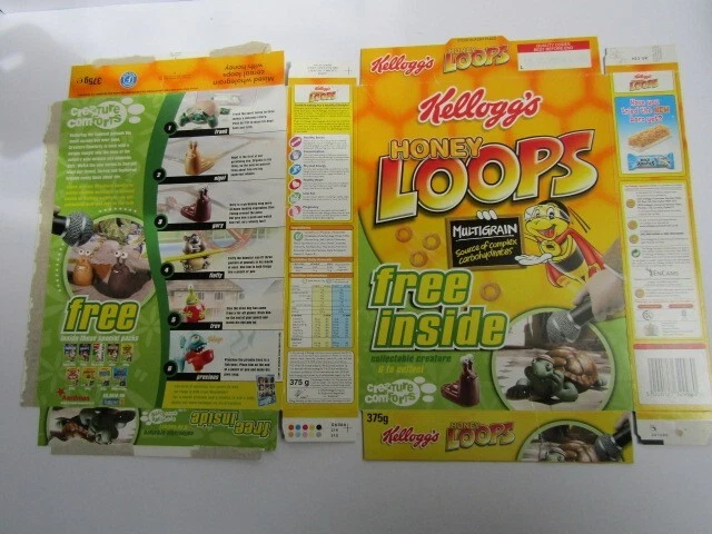 KELLOGGS HONEY LOOPS 2003 X-MEN 2 Empty Cereal Box 375g Box only £9.99 ...