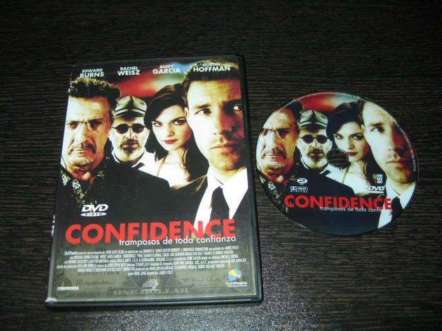 CONFIDENCE DVD EDWARD Burns Rachel Weisz Andy Garcia Dustin Hoffman EUR ...