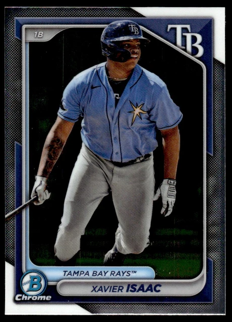 CARTA XAVIER ISAAC 2024 Bowman Chrome Prospects Rookie #BCP-133 Tampa Bay Rays EUR 4,15 ...