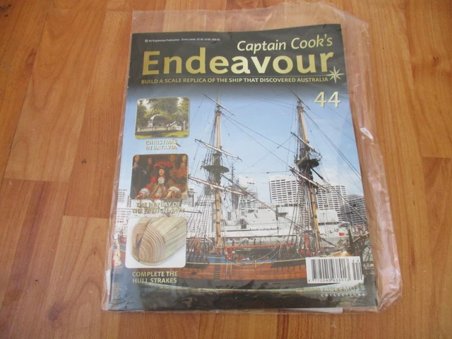 1/48 EAGLEMOSS BUILD Captain Cook's Endeavour Model Ship Issue 44 Inc ...