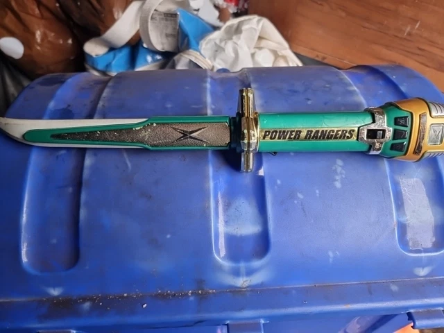 POWER RANGERS NINJA Storm Green Samurai Sabre Sword Dagger Morpher £21. ...