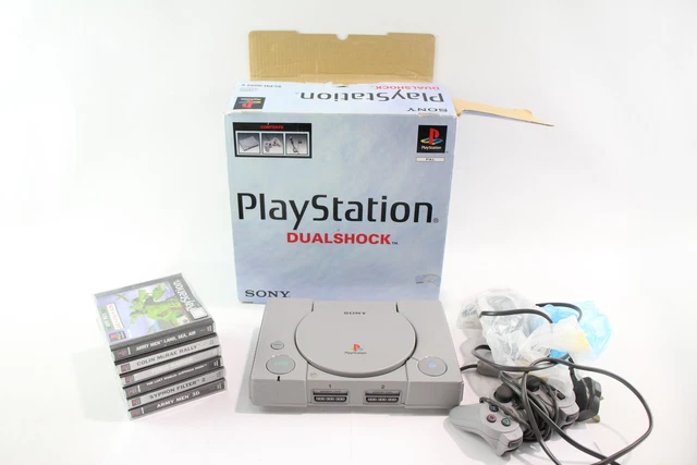 SONY PLAYSTATION PS1 Working Boxed W/ Games Inc Tomb Raider £82.00 ...