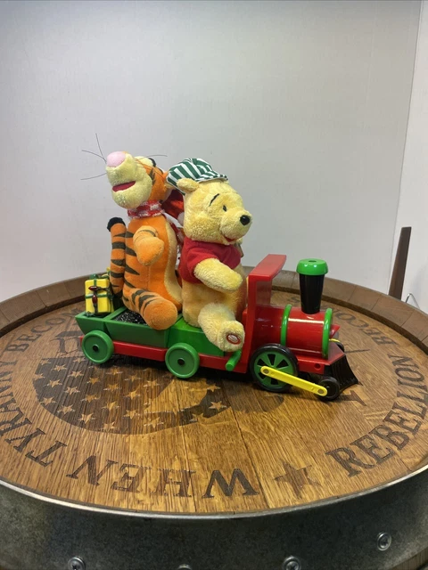 DISNEY GEMMY WINNIE the Pooh & Tigger Plush Musical Christmas Train ...