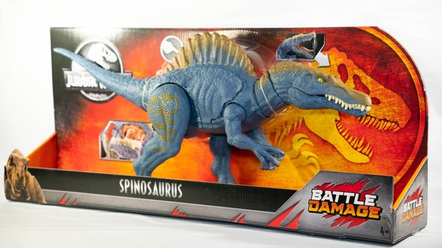 MATTEL JURASSIC WORLD Battle Damage Spinosaurus Action Figure EUR 93,98 ...
