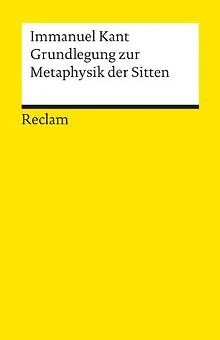 GRUNDLEGUNG ZUR METAPHYSIK der Sitten de Kant, Imma... | Livre | état ...