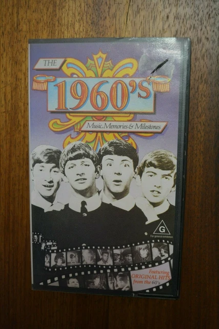 THE 1960'S MUSIC, Memories & Milestones Vhs Virgin Vision $15.99 ...