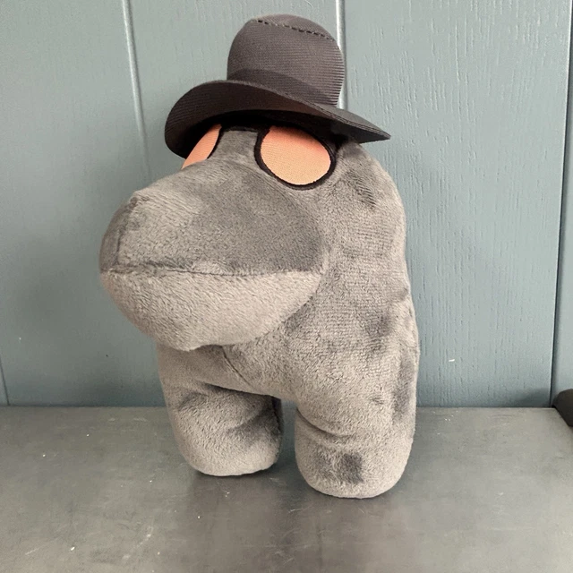 AMONG US PLUSH Grey With Hat Crewmate (toikido) £7.99 - PicClick UK