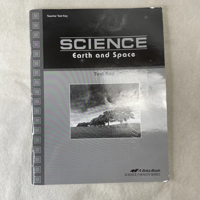 ABEKA A BEKA 8th grade Science Earth and Space Test Key $13.81 ...