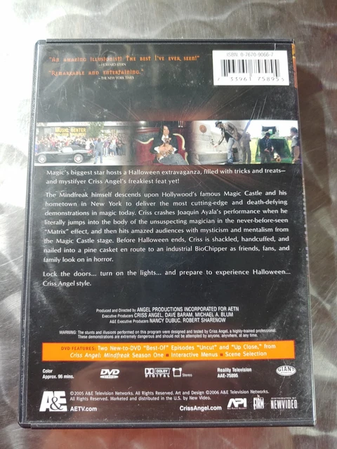 MINDFREAK HALLOWEEN CRISS Angel - 2005 DVD - Free AUS Post $7.40 ...