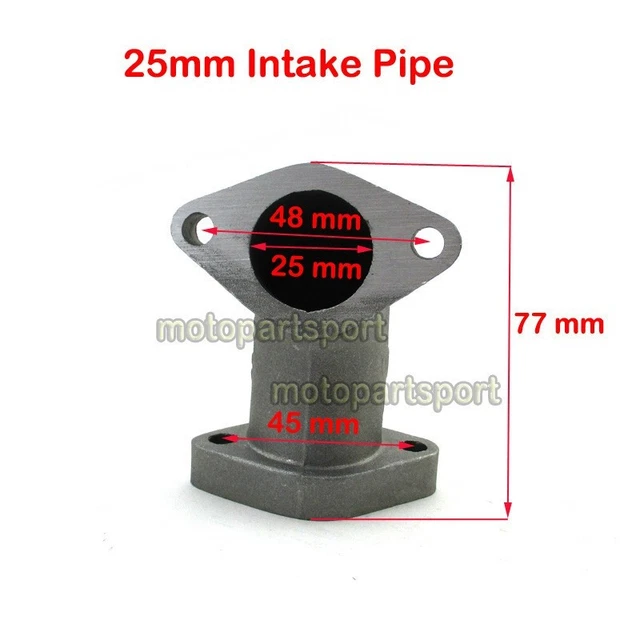 25MM INTAKE PIPE For CRF50 SSR Thumpstar 125cc 140cc 150cc 160cc Pit ...