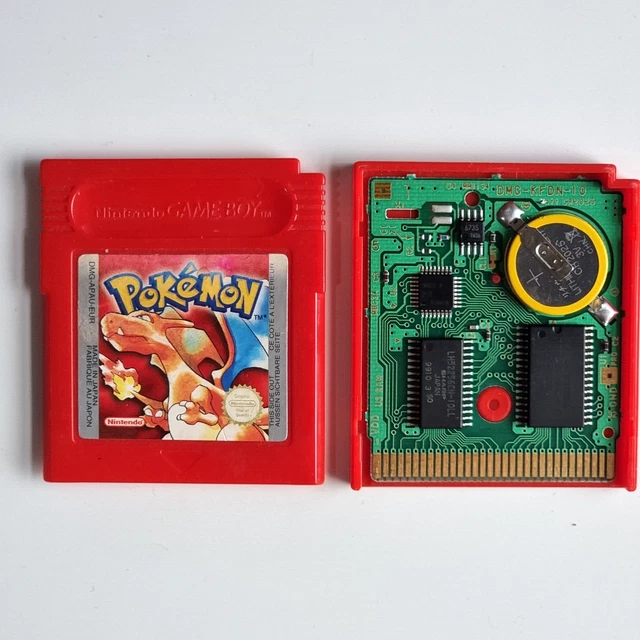 GENUINE POKEMON RED Nintendo Gameboy Original Game *New Save Battery ...
