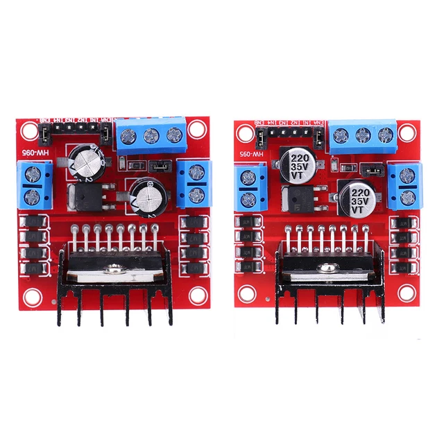 L298N STEPPER MOTOR DC Intelligent Car Robot Dual H-Bridge Electronic ...