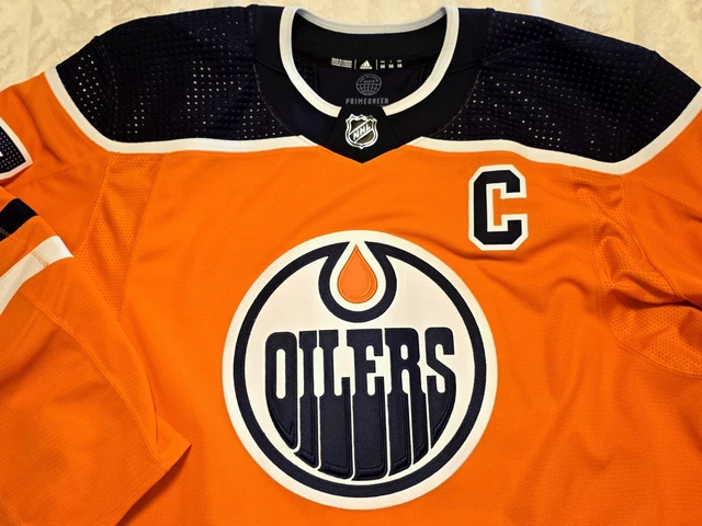 EDMONTON OILERS CONNOR McDavid Authentic MiC Made In Alternate Jersey ...