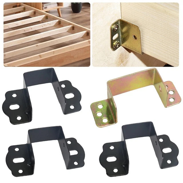 SUPPORTS DE CONNEXION de lit fixations métalliques robustes pour lits ...
