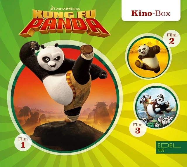 KUNG FU PANDA Kung Fu Panda: Kino-Box mit den Kinofilmen 1-3 (CD) EUR ...