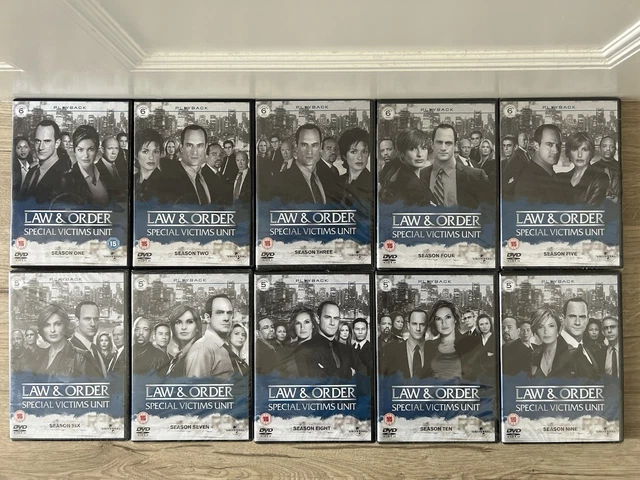 LAW AND ORDER Special Victims Unit Complete Collection 1-10 Dvd. Free ...