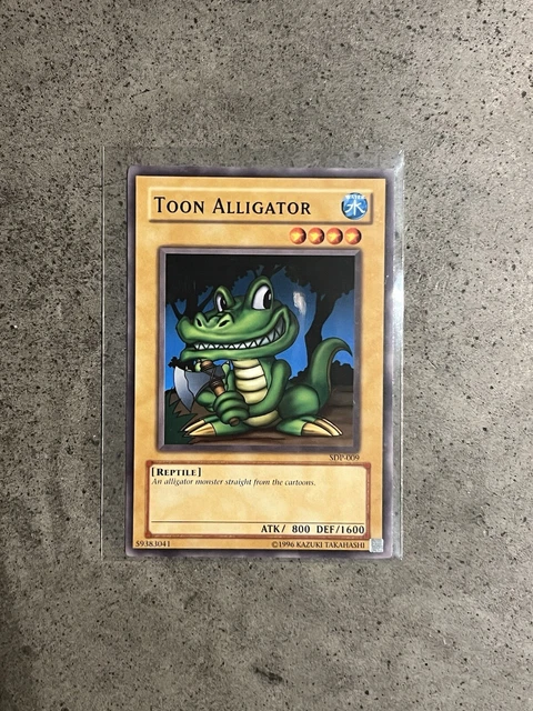 CARTE CARD YU-GI-OH Konami 1996 Edition Toon Aligator SDP-009 Tres Bon État En EUR 1,90 ...
