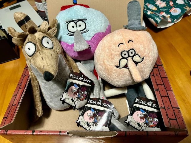 REGULAR SHOW COLLECTION Plush Soft Toy Cartoon Network approx 14” RARE ...