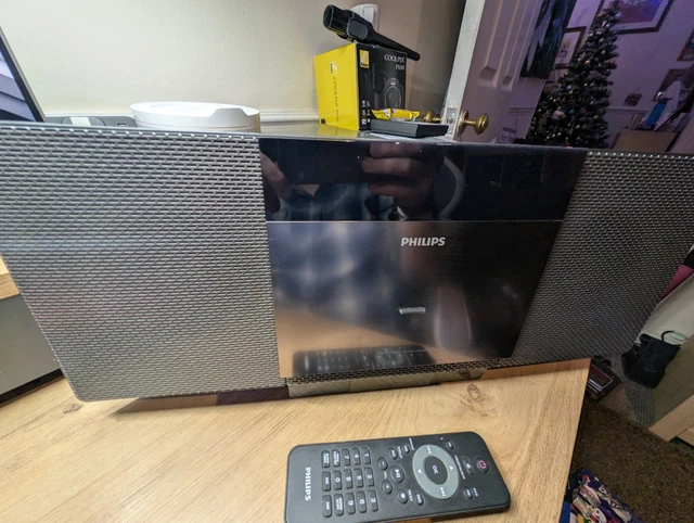 PHILIPS FACE LOADING CD Player, FM DAB Radio, With iPod Dock DCB3070/10 ...