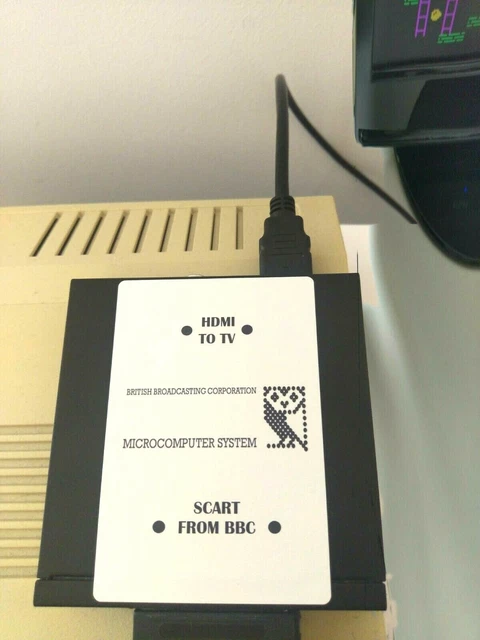 BBC MICRO MODEL A B RGB Hdmi Converter Cable Solution Free HDMI Cable £ ...
