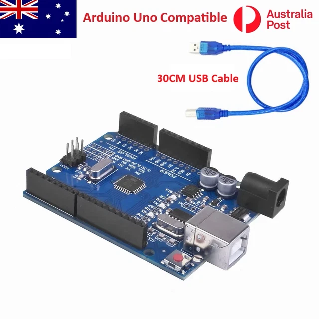 ARDUINO UNO COMPATIBLE R3 Dev Board ATMEGA328P + USB Cable AUS stock $10.00 - PicClick AU