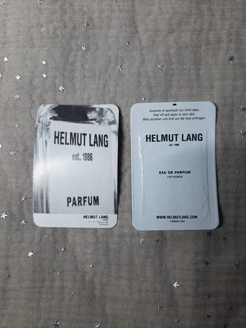 CARTE PARFUMÉE - Perfume Card . Helmut Lang - Parfum Liquatouch EUR 2 ...