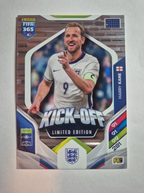 PANINI FIFA 365 Adrenalyn XL 2026 Harry Kane Kick Off Limited Edition ...