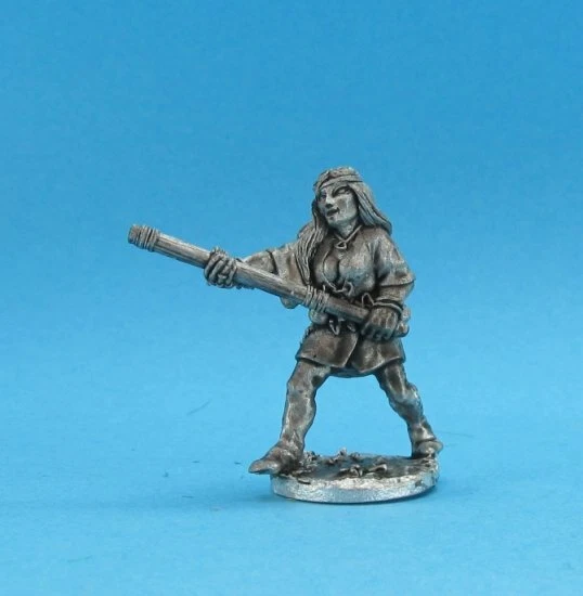 RAL PARTHA DSA Fantasy WARRIOR PRIESTESS with STAFF RPG D&D Pathfinder ...