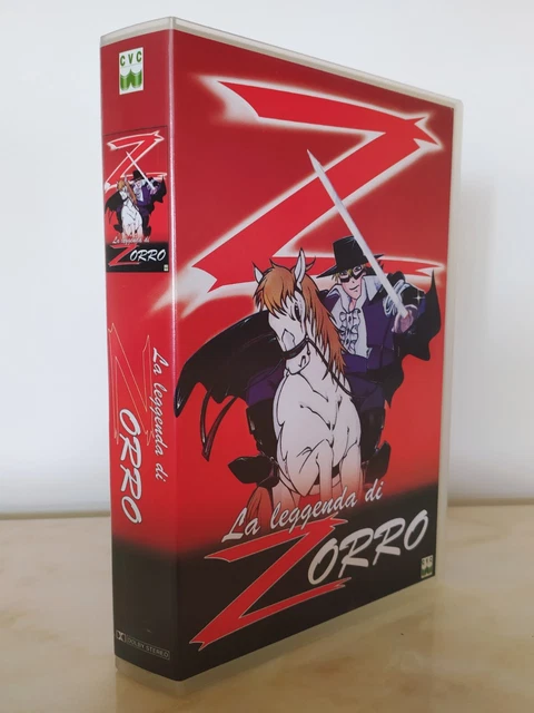 LA LEGGENDA DI ZORRO Cartone Animato 1998 CVC VHS Mondo TV COME NUOVA ...
