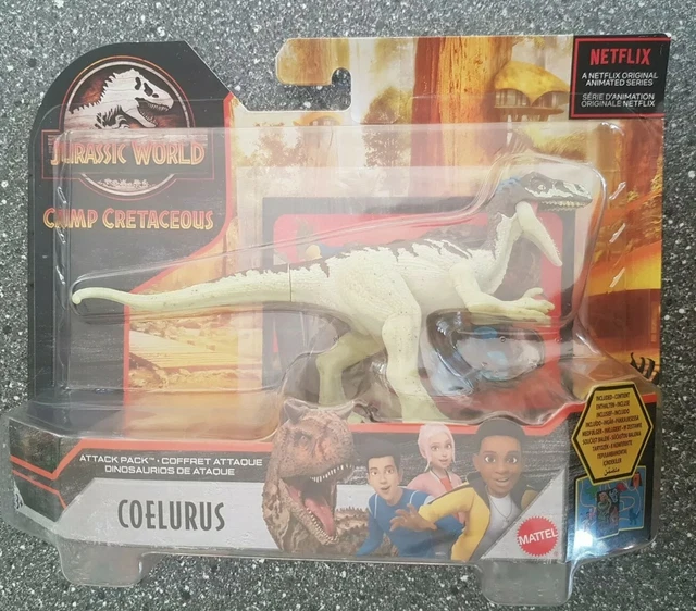 MATTEL JURASSIC WORLD Camp Cretaceous Attack Pack - Coelurus. EUR 14,38 ...