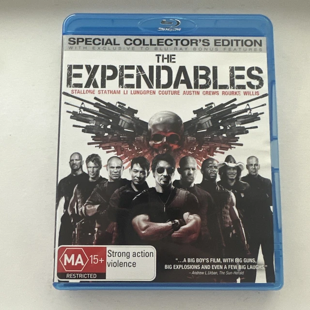 THE EXPENDABLES (BLU-RAY, 2010) Sylvester Stallone Jason Statham FREE ...