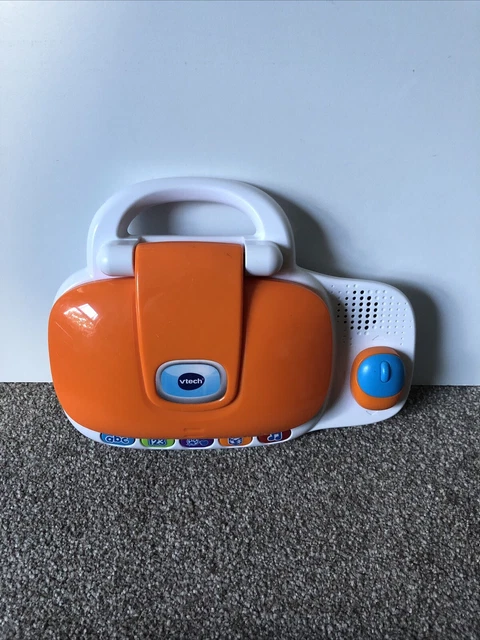 VTECH PRE SCHOOL My Laptop Orange White Letters Numbers Educational £9. ...