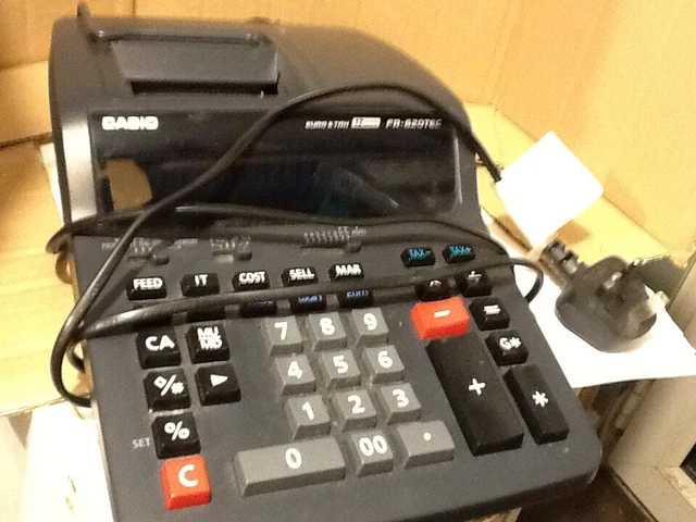 CASIO EURO & TAX 12 Digits FR-620TEC Calculator EUR 23,69 - PicClick IT