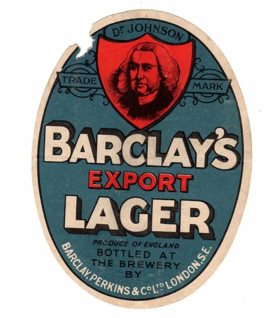 VINTAGE BARCLAY'S EXPORT Lager Beer Label - WWII Era $4.25 - PicClick CA