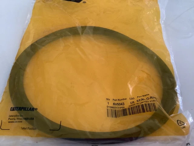 GENUINE CAT CATERPILLAR 6V-5043 6V5043 Seal O Ring £25.00 - PicClick UK