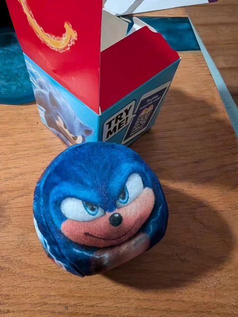 MCDONALDS HAPPY MEAL Toy 2025 UK Sonic The Hedgehog 3 Plush Ball Toys £3.00 - PicClick UK