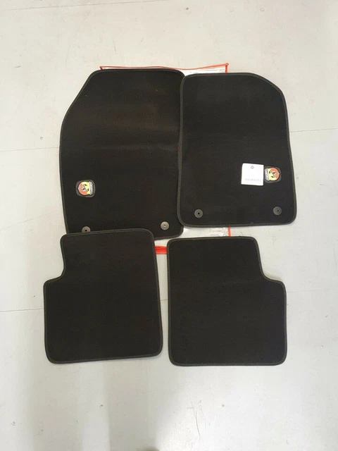 GENUINE & NEW FIAT Abarth 500 595 High Quality Velour Floor Mats 2016 ...