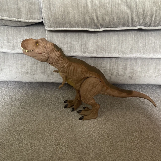 JURASSIC WORLD EPIC Roarin’ Tyrannosaurus Rex, dinosaur toys With ...