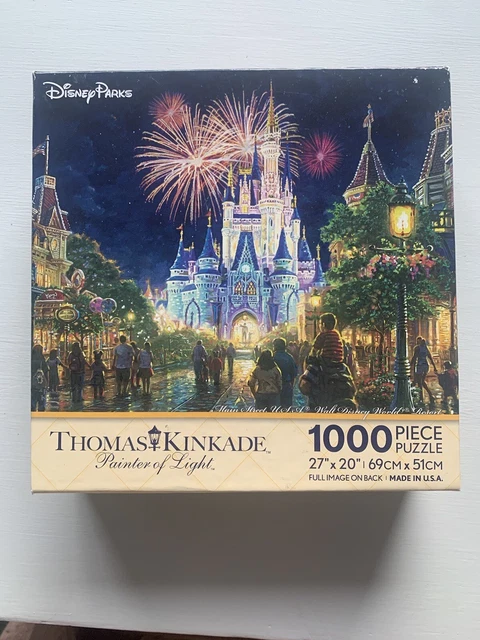 THOMAS KINKADE PARKS Puzzle USA Main Street Walt Disney World Resort ...