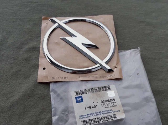 ORIGINAL OPEL CORSA D Emblem Blitz Logo Zeichen Heckklappe hinten EUR ...
