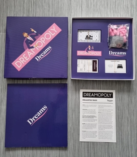 DREAMOPOLY BOARD GAME Promo Game From Dreams Monopoly Style New Unused Rare £13.99 - PicClick UK