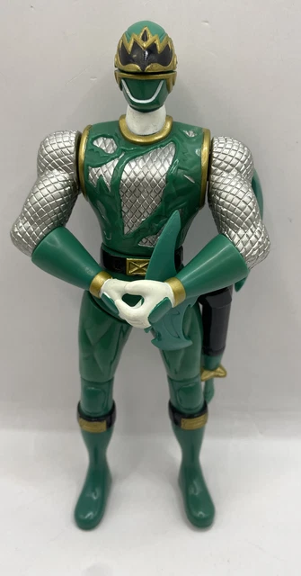 FIGURINE ARTICULÉE MIGHTY Morphin Power Rangers Green Snake Bandai BVS ...