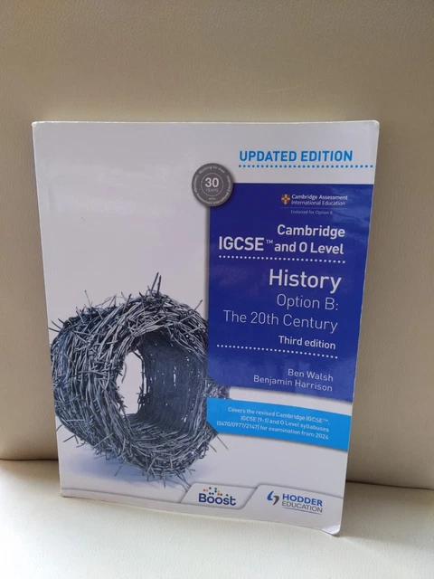 CAMBRIDGE IGCSE AND O LEVEL HISTORY 3RD By BEN WALSH BENJAMIN H ...