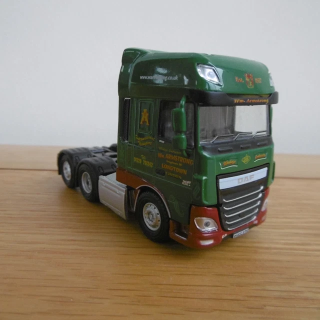 OXFORD SCALE 1.76 MODEL TRUCK DAF XF TRACTOR UNIT Wm Armstrong Longtown ...