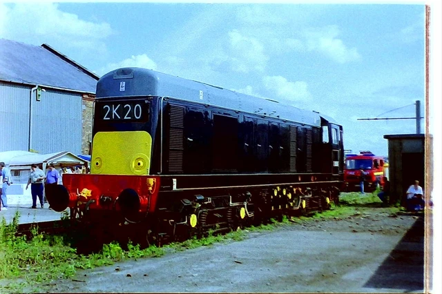 35MM RAILWAY COLOUR Negative class 20 D8188 at Crewe Basford Hall £1.95 ...