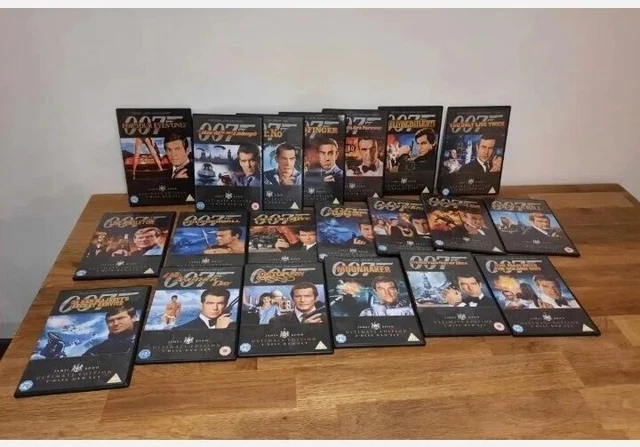 JAMES BOND 007 The Ultimate Edition 20 DVDS Films Action CollectorsCollectionSet £38.00 ...