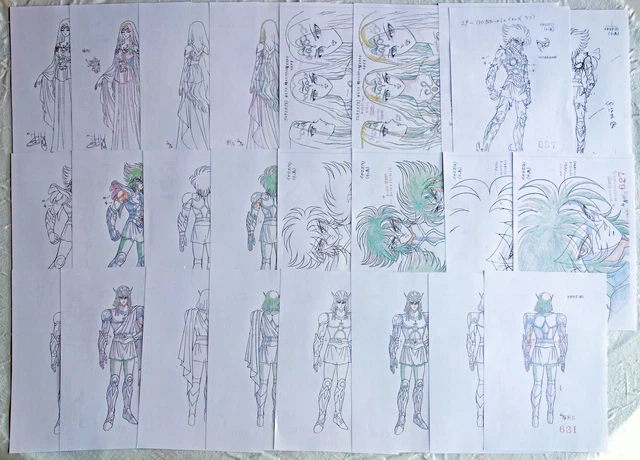 SAINT SEIYA SET 84 Settei Film TENKAI-HEN JOSO Shingo Araki EUR 90,00 ...